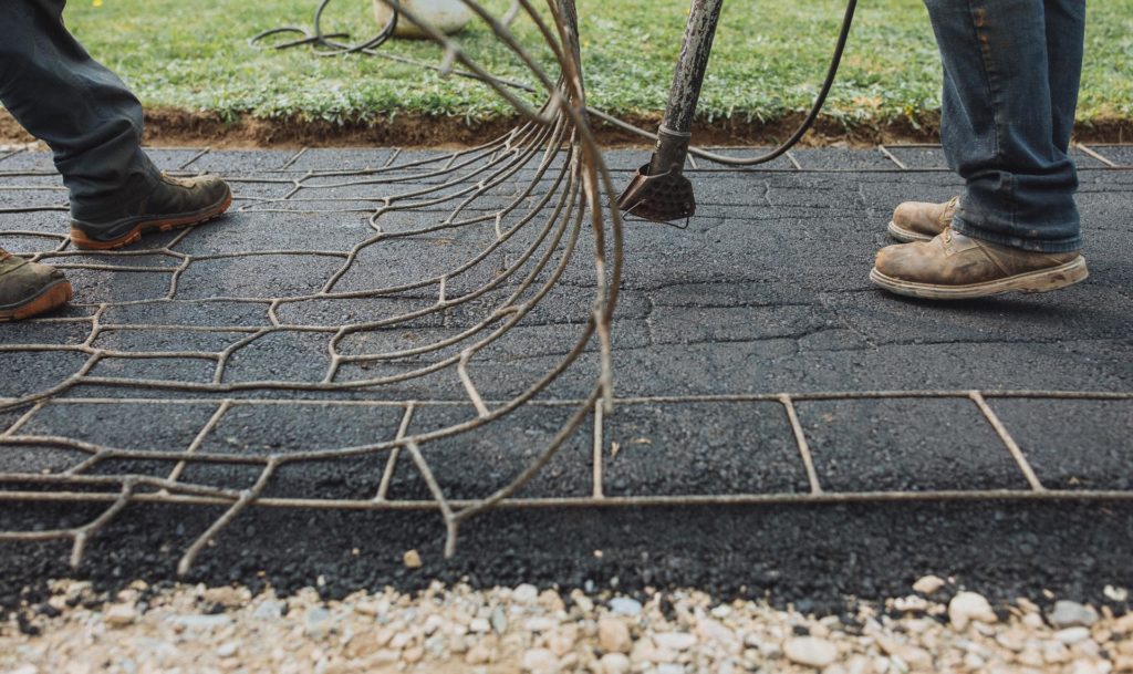 New Stamped Asphalt | Brown's Paving